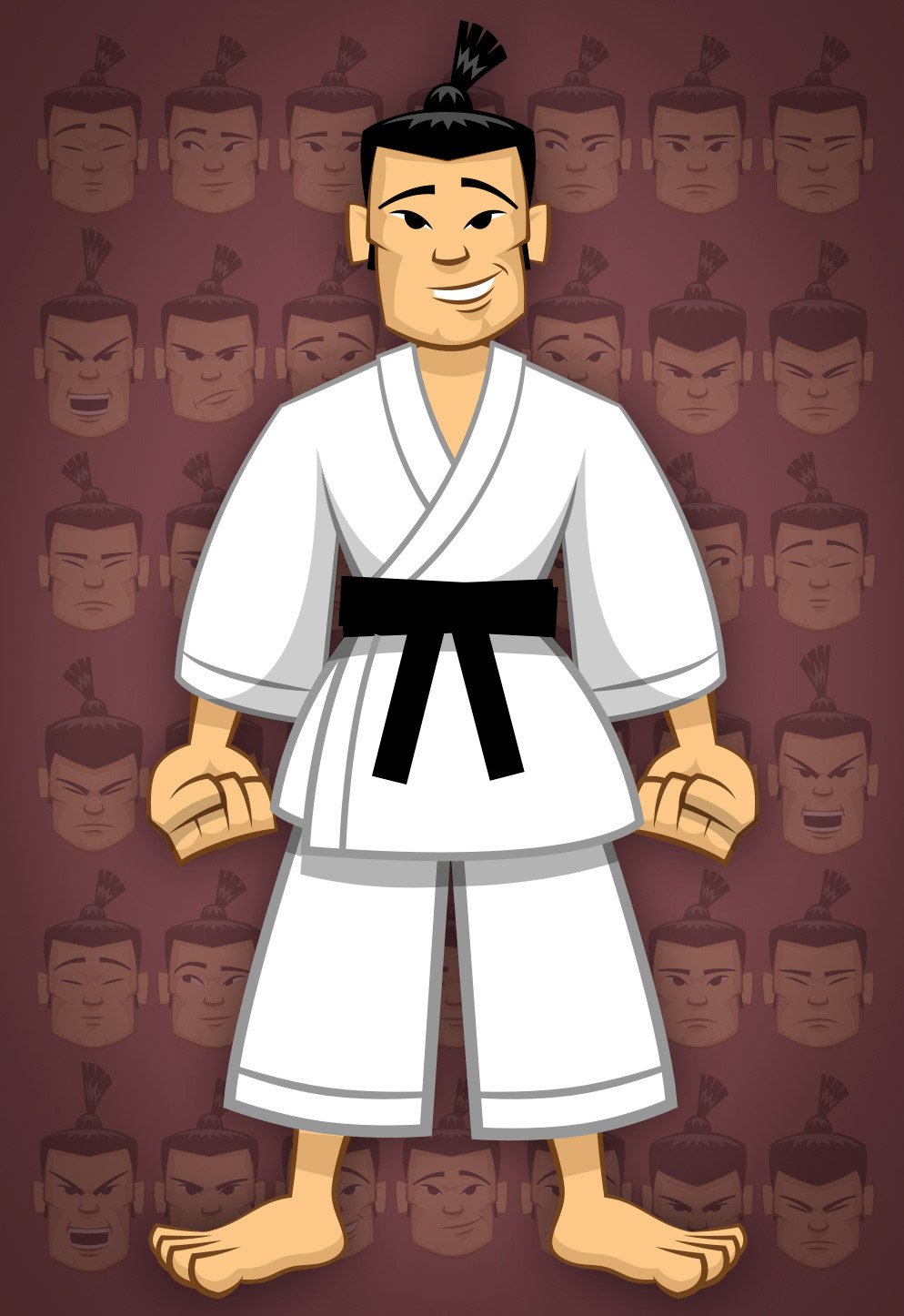 Kevin McMahon - Dojo Joe Character Design