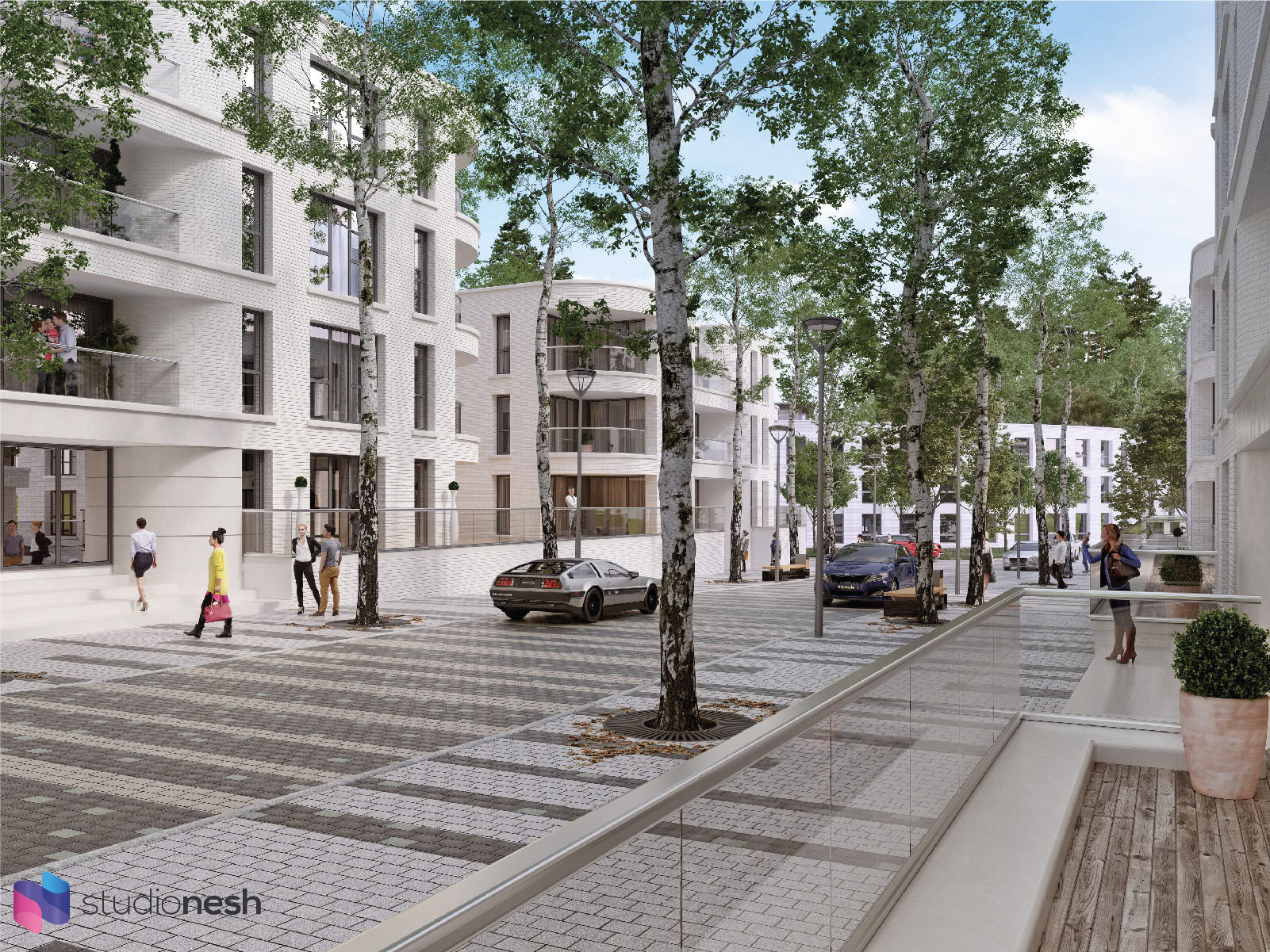 Studionesh - Longcross Court Residential, Crest Nicholson