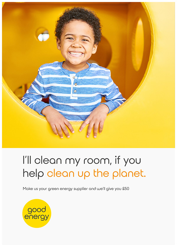 David Brady Design - Good Energy direct response ads