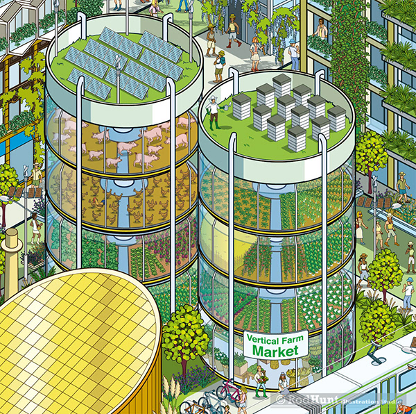 Rod Hunt / Illustration and Illustrated Maps - Map Illustrator ...
