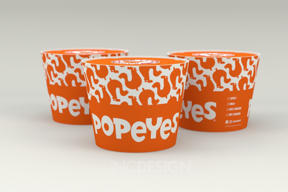 IN.C DESIGN STUDIO - Popeyes PH Packaging Design
