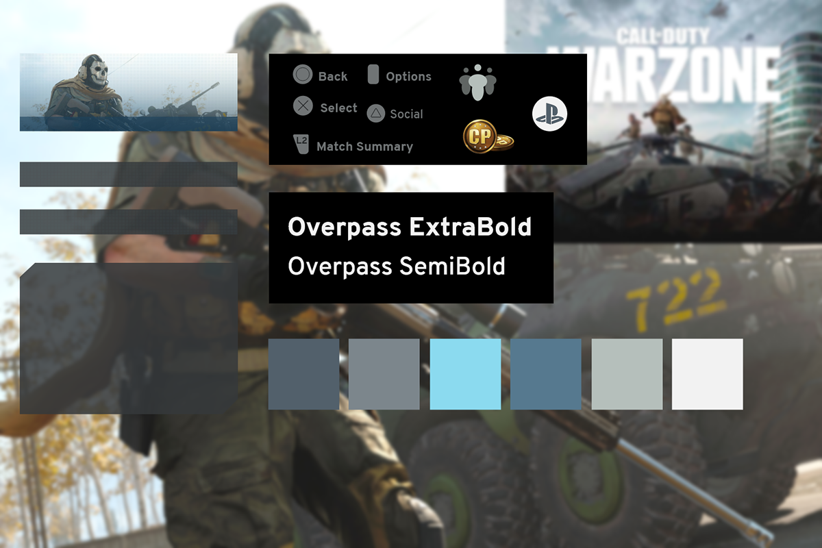 Austin Day Creative - Call of Duty Modern Warfare - UX/UI Design