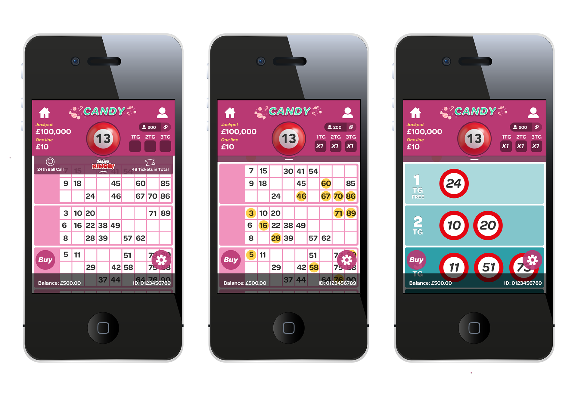 Leona Clarke The Sun Bingo App Design leona-clarke-the-sun-bingo-app-design
